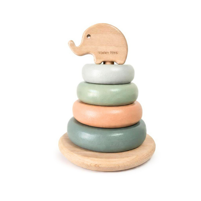 Baby Wood Ring Stacker – Fun & Learning – Timmy Toys